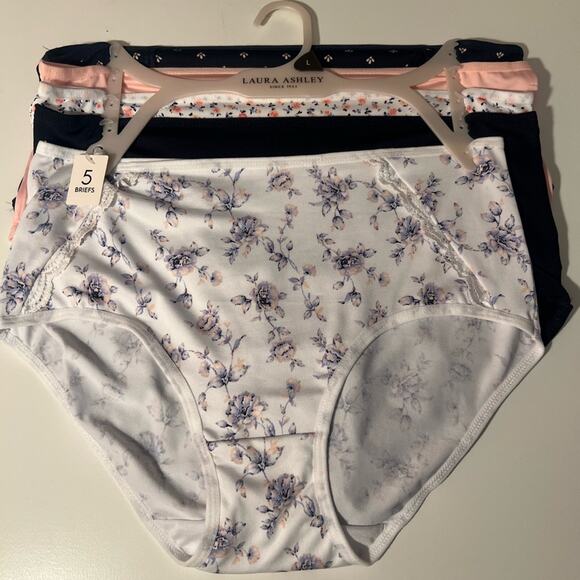 Laura Ashley | Intimates & Sleepwear | Laura Ashley Briefs 5pk Sz L New ...